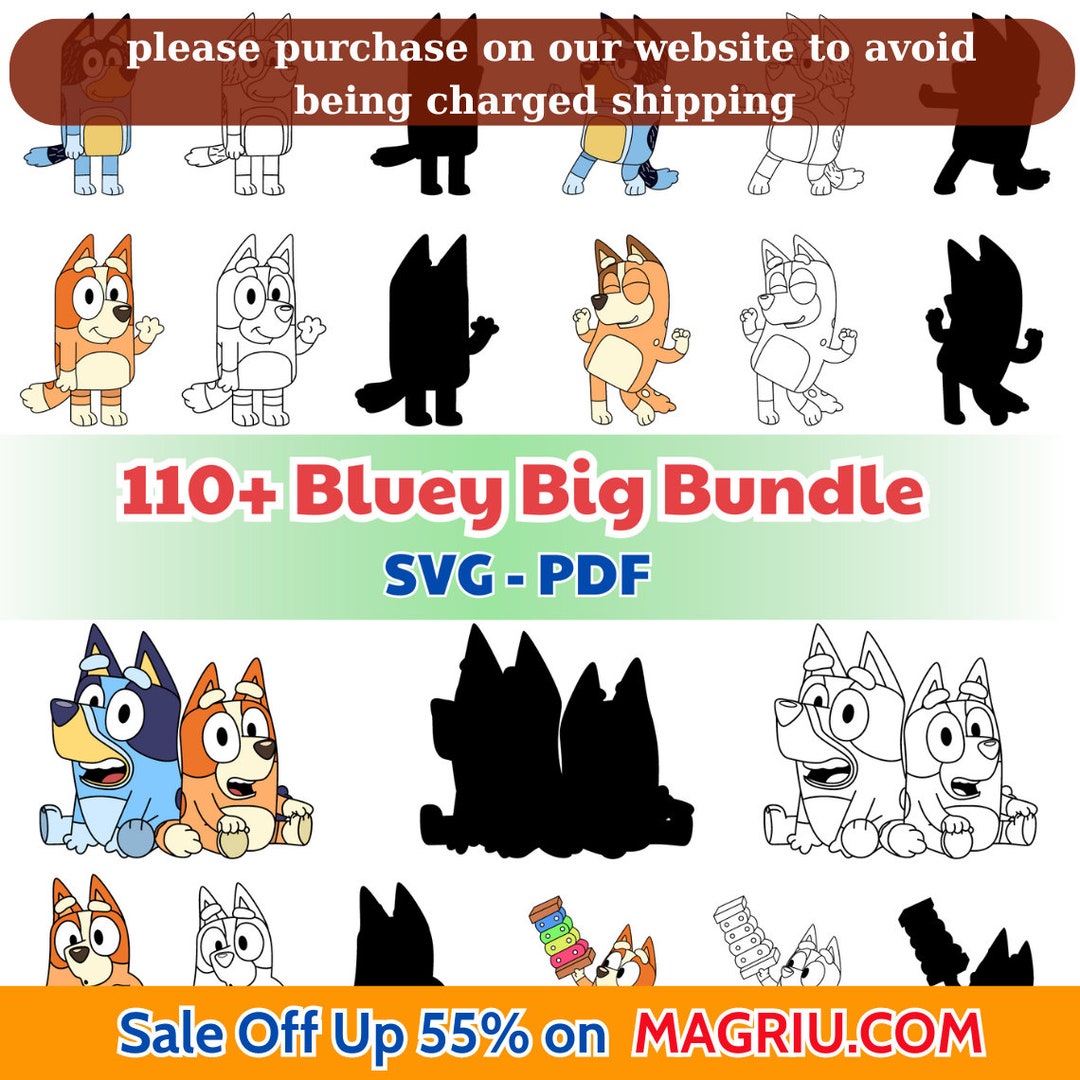 110 Blue Big Bundle, Blue Family Png, Blue Family Png, Blue and Friends ...