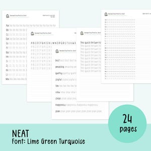 Handwriting Practice Sheets Bundle: Printable Workbook for Adult ...