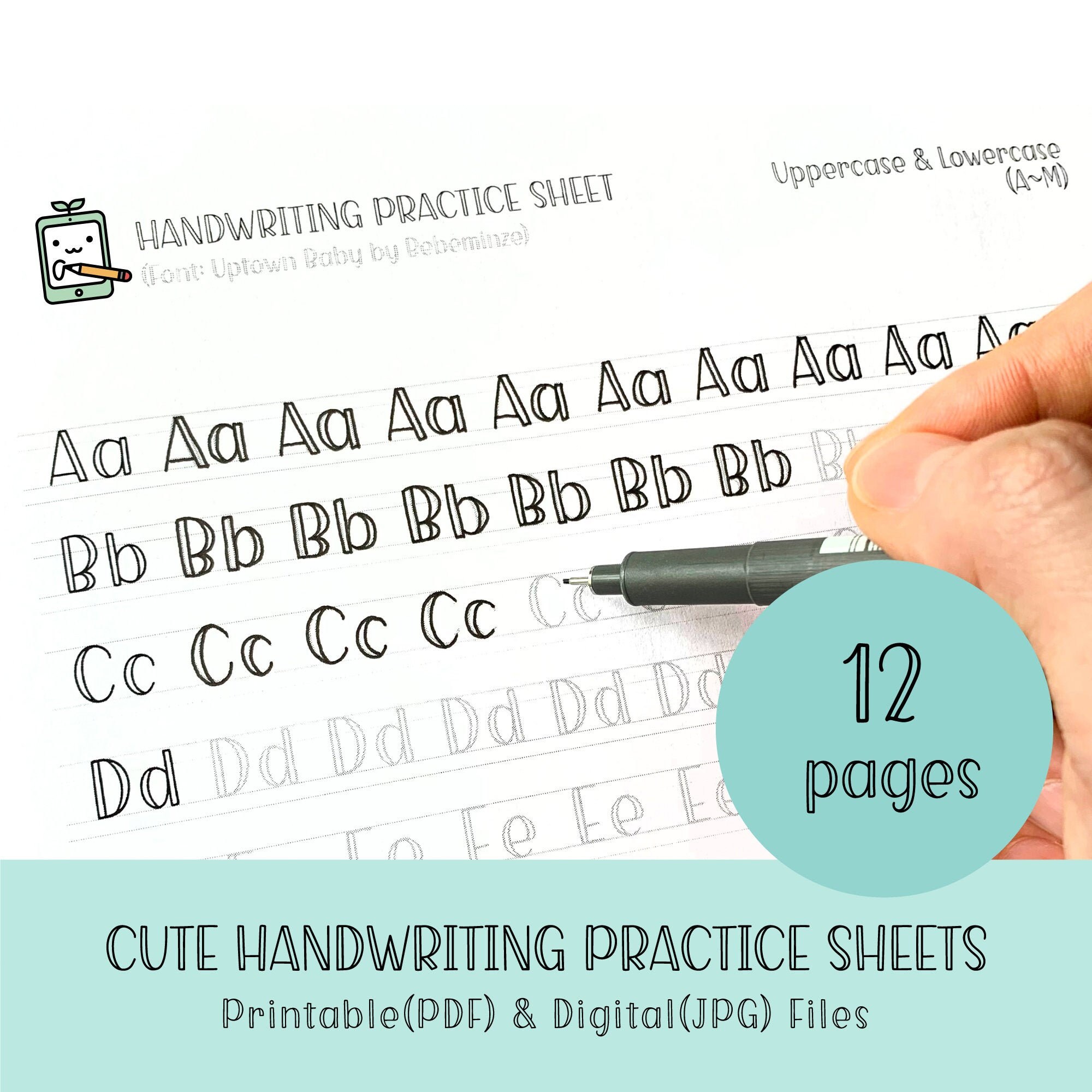 Printable Cute Handwriting Practice Sheets Printable Form Templates 