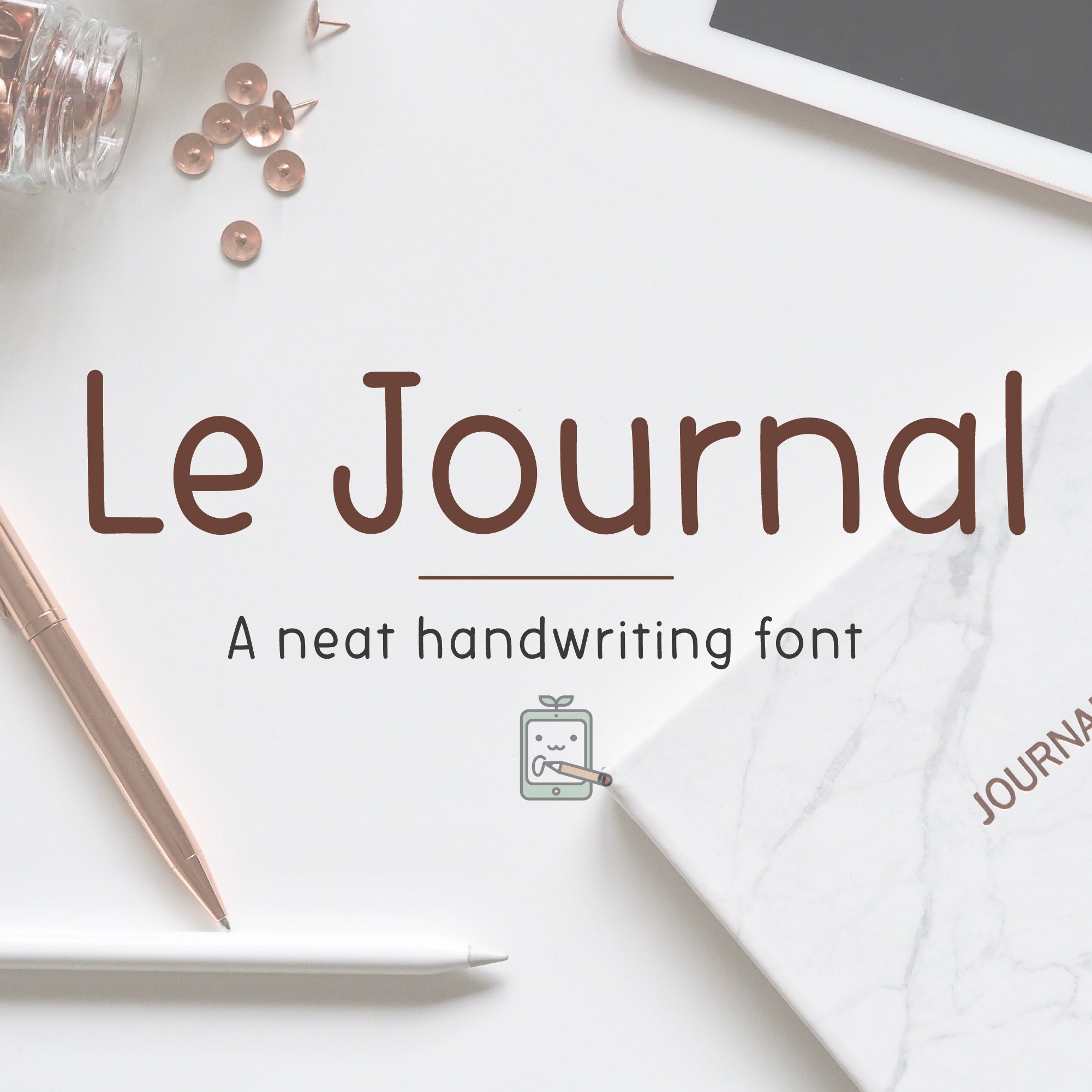 Le Journal Handwritten Font Study Font Handwriting Font - Etsy