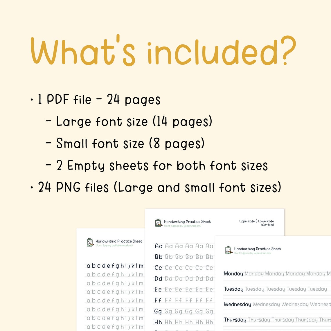 Cute Handwriting Practice Sheets Printable Handwriting | Etsy