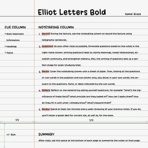 Elliot Letters Bold, Handwritten Font, Study Font, Simple Font ...