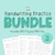 Steady Hand Practice Sheets, Printable Handwriting Worksheet, Basic ...