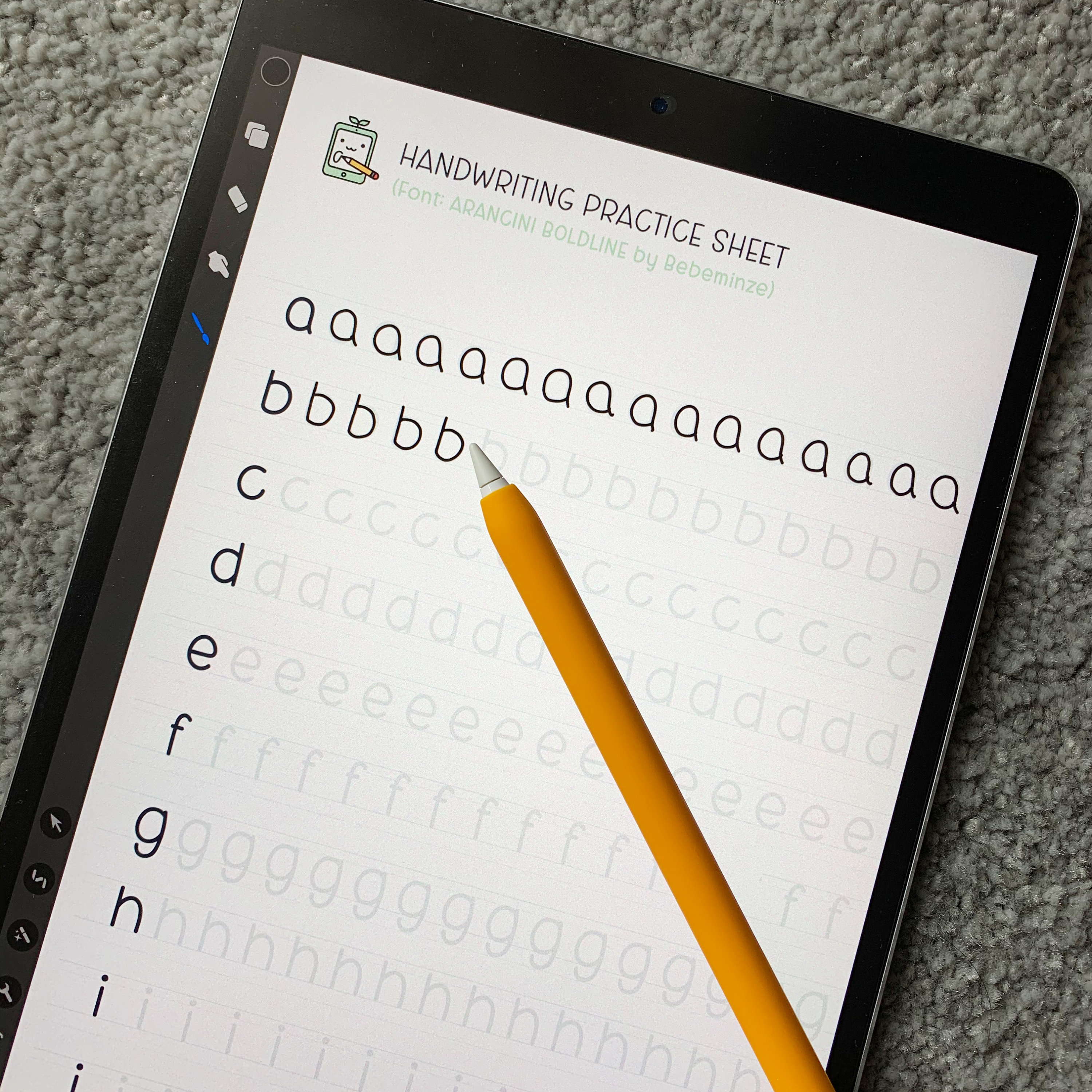 Cute Handwriting Practice Sheets Printable Handwriting | Etsy