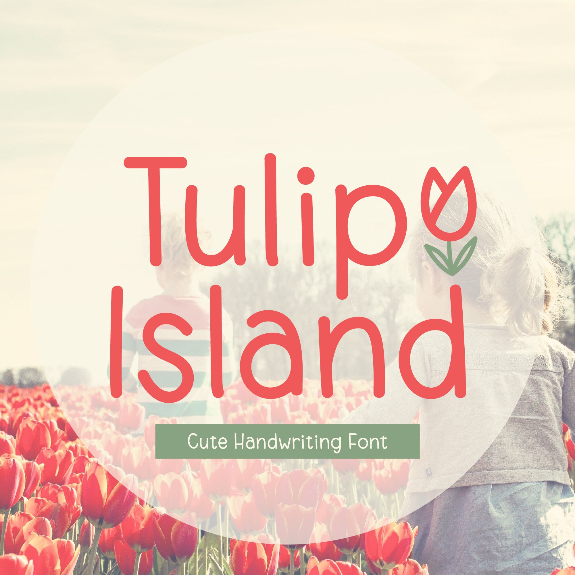 Tulip Island Handwritten Font Study Font Handwriting Font | Etsy