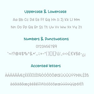 Elliot Letters, Handwritten Font, Study Font, Simple Font, Handwriting ...