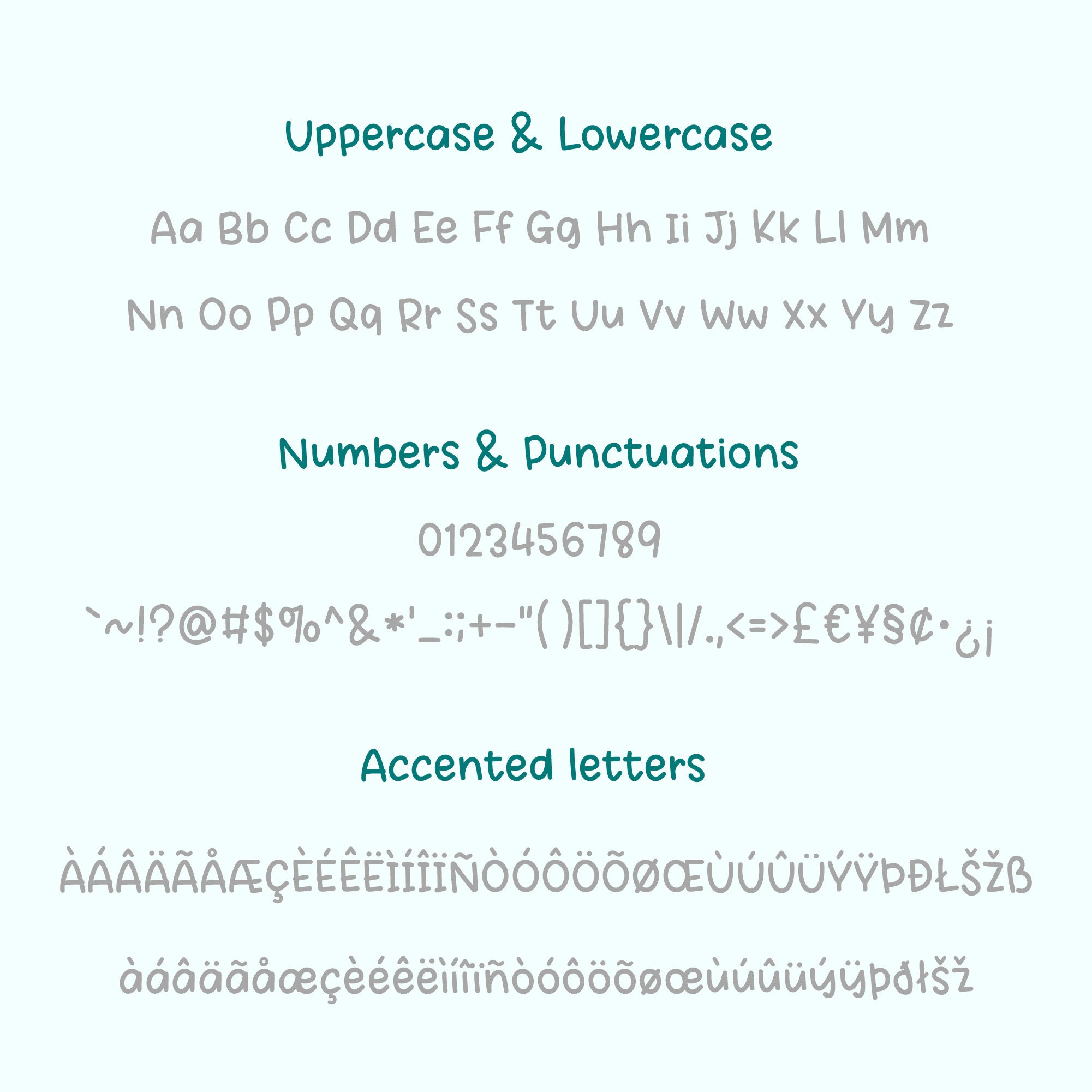 Elliot Letters, Handwritten Font, Study Font, Simple Font, Handwriting ...