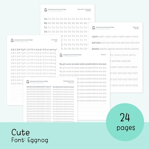 Handwriting Practice Sheets Bundle: Printable Workbook for Adult ...