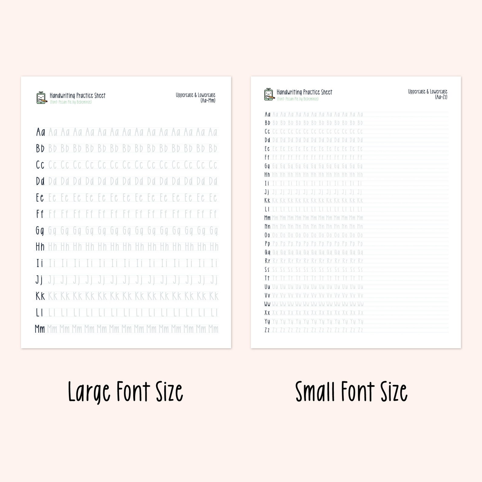 Tall Handwriting Practice Sheets Printable Handwriting | Etsy