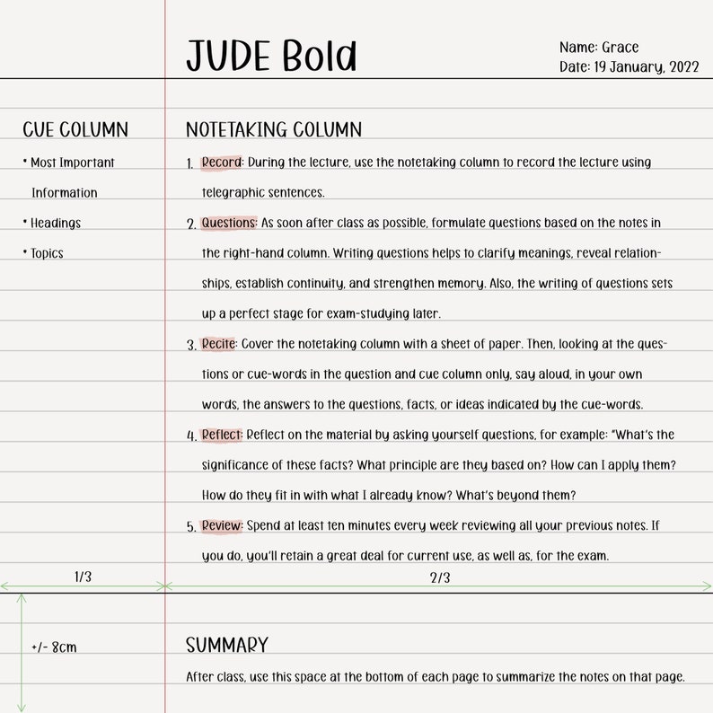 Jude Bold, OTF Font, Handwritten Font, Study Font, Handwriting Font ...