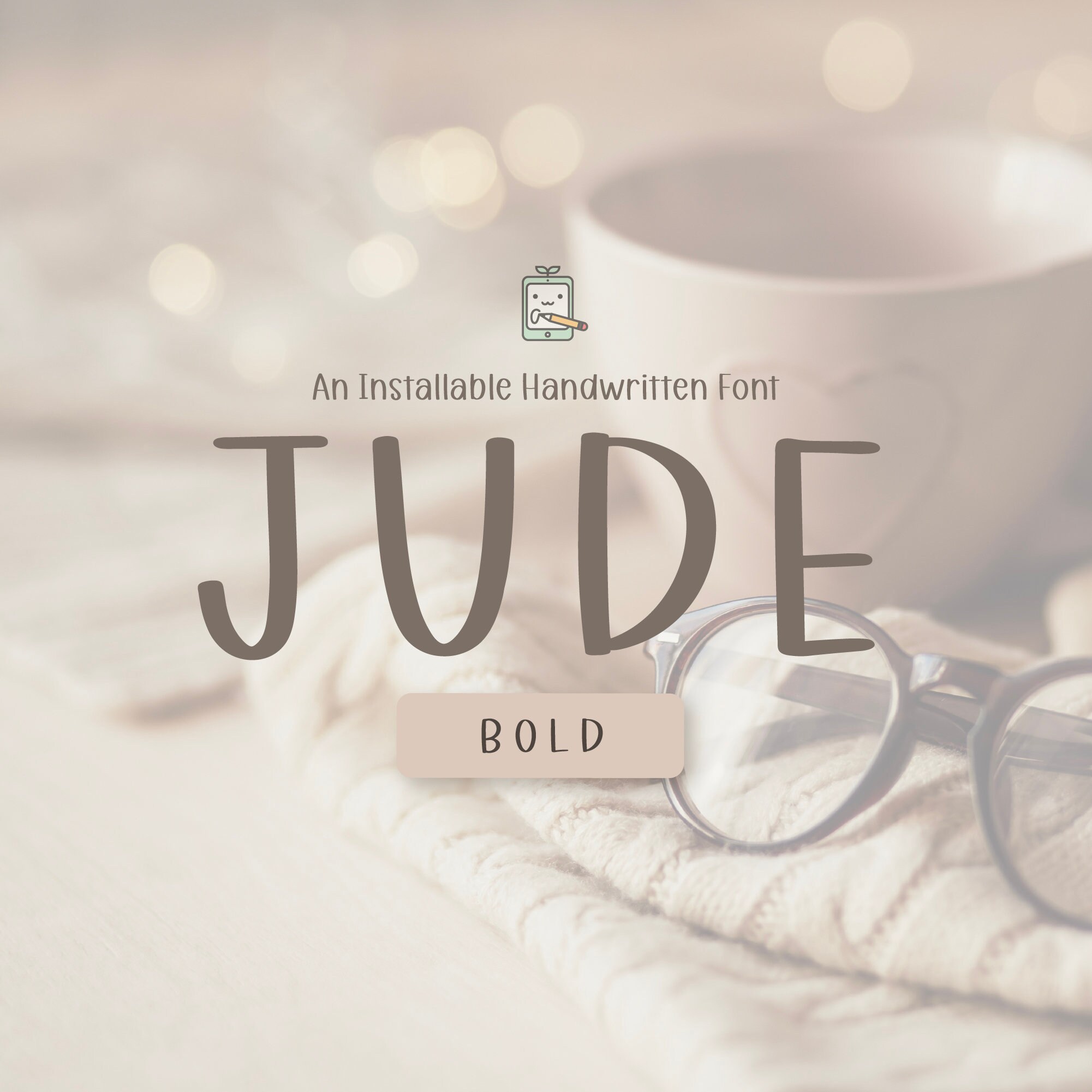 Jude Bold OTF Font Handwritten Font Study Font Handwriting - Etsy