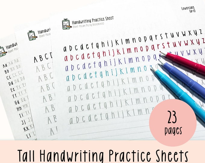 Handwriting Practice Sheets | Printable Handwriting Worksheets ...