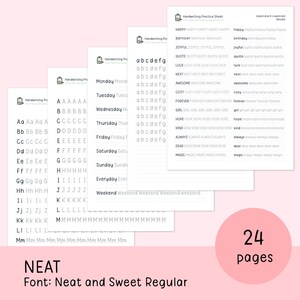 Handwriting Practice Bundle, Printable Handwriting Worksheets, Alphabet ...