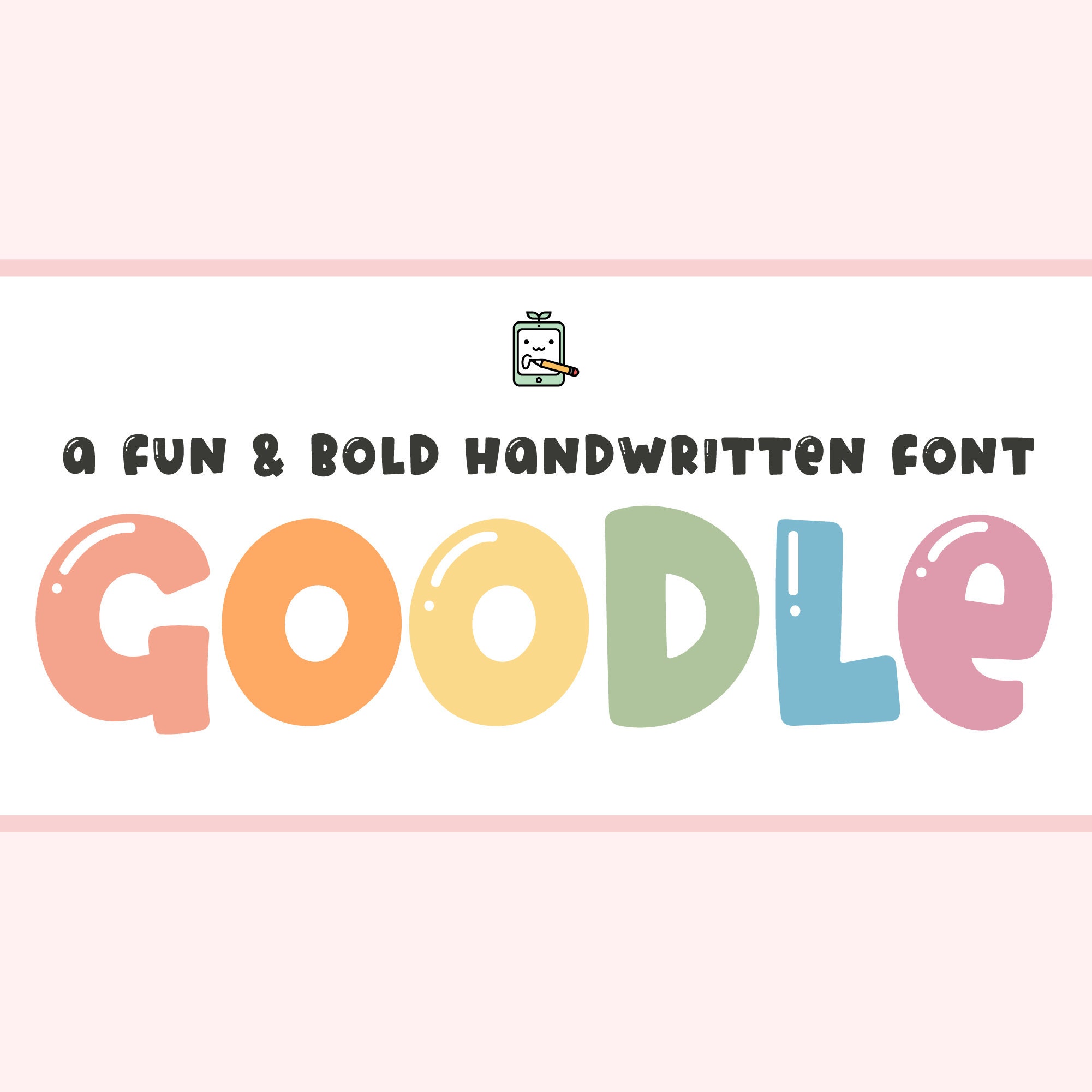Goodle Cute Handwritten Font Handwriting Font OTF Cute - Etsy UK