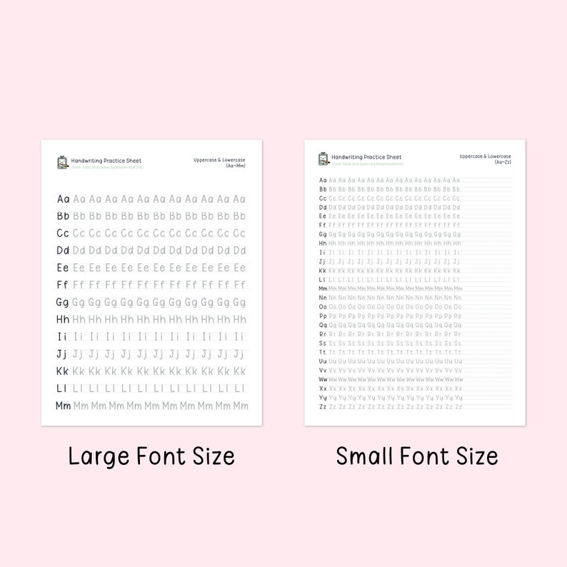 Neat Handwriting Practice Sheets, Printable Handwriting Worksheets ...