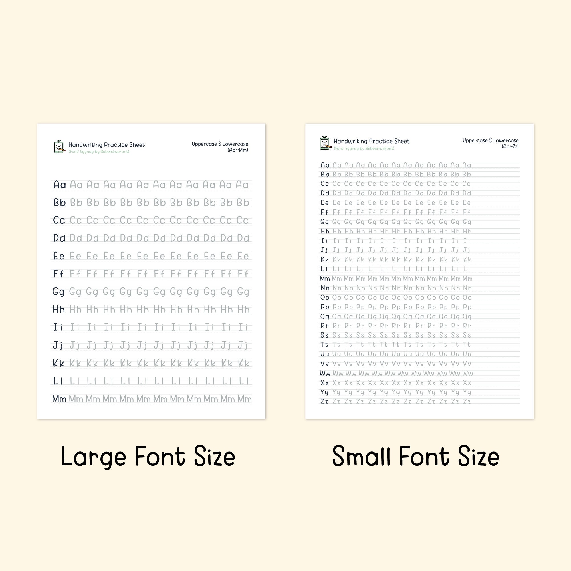 Cute Handwriting Practice Sheets Printable Handwriting | Etsy