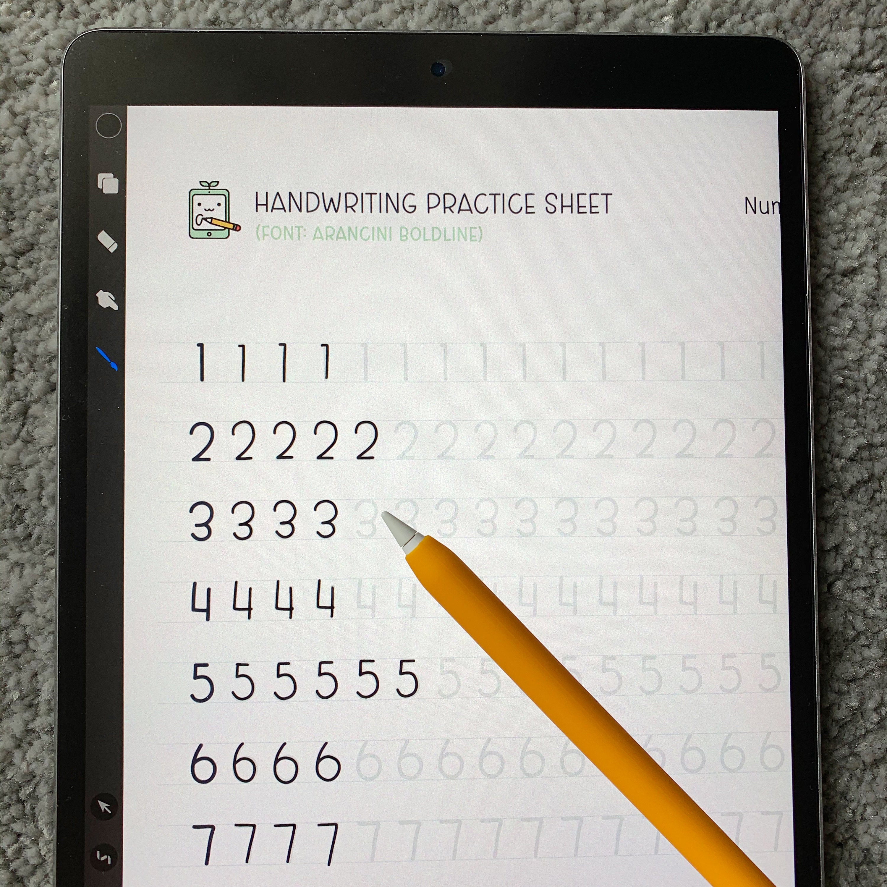 Cute Handwriting Practice Sheets Printable Handwriting | Etsy