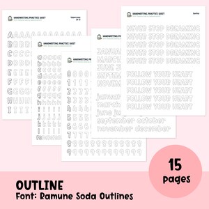 Handwriting Practice Bundle, Printable Handwriting Worksheets, Alphabet ...