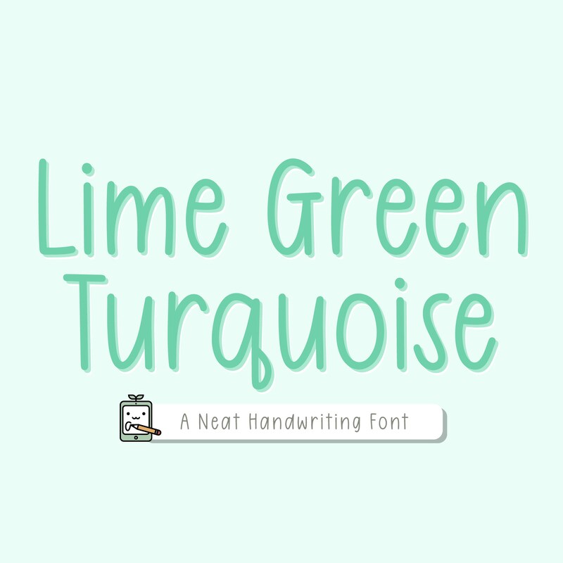Lime Green Turquoise - Etsy