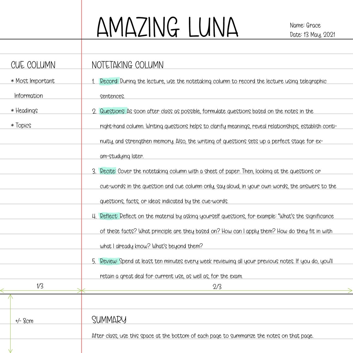 Amazing Luna Handwritten Font Study Font Handwriting Font - Etsy