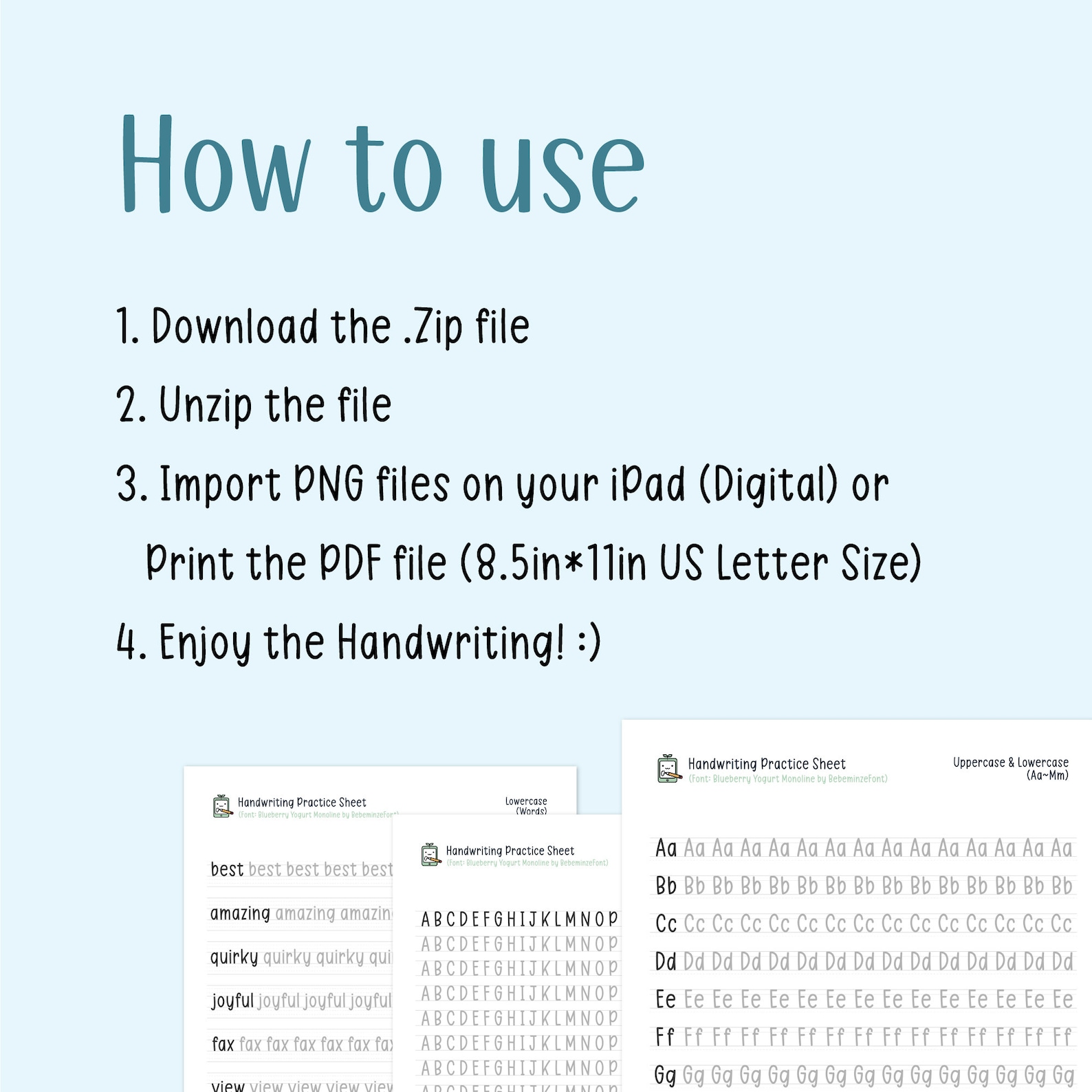 Tall Handwriting Practice Sheets, Printable Handwriting Worksheets ...