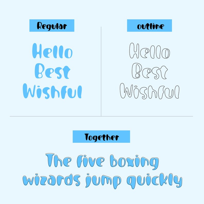 Little Flowy, Font Duo, OTF Font, Hand-drawn Font, Cute Font, Kids Font ...