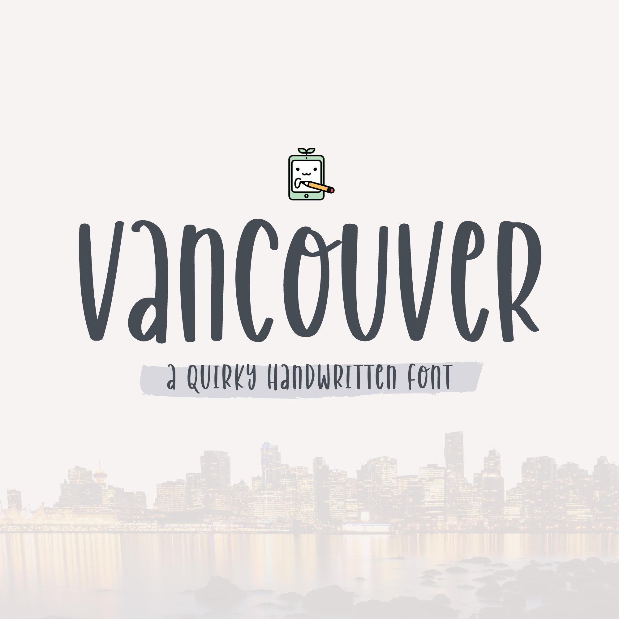 Vancouver Handwritten Font OTF Font Download Digital Font | Etsy