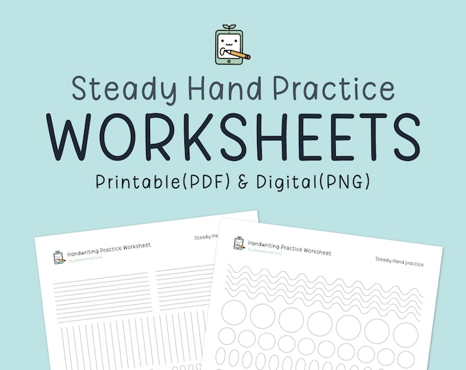 Hojas de práctica de escritura a mano ordenadas, hojas de trabajo de ...