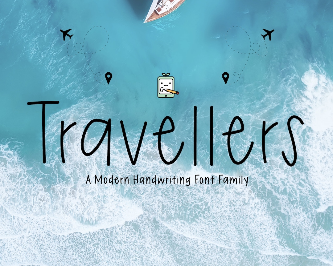 Travellers Font Family: Modern Handwritten Font (OTF) - Etsy
