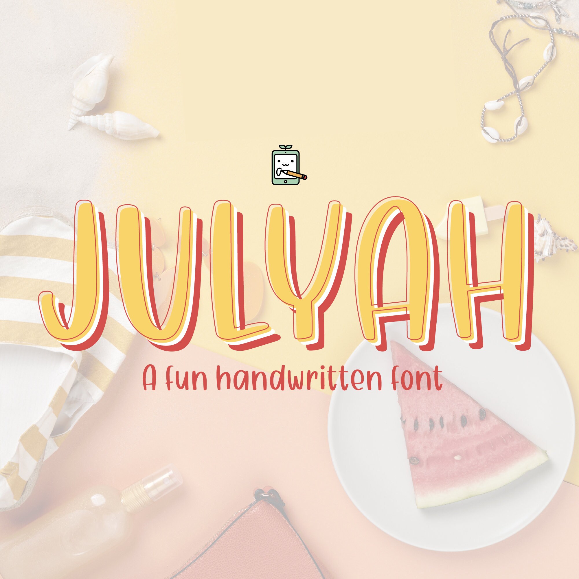 Julyah Handwritten font Handwriting font OTF Digital font | Etsy