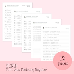 Handwriting Practice Bundle, Printable Handwriting Worksheets, Alphabet ...