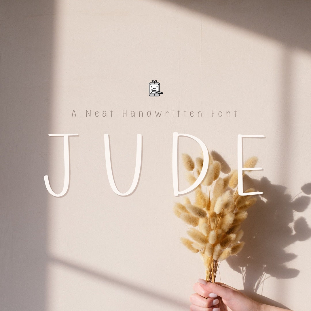 Jude, Handwritten Font, Study Notes Font, Simple Font, Neat Handwriting ...