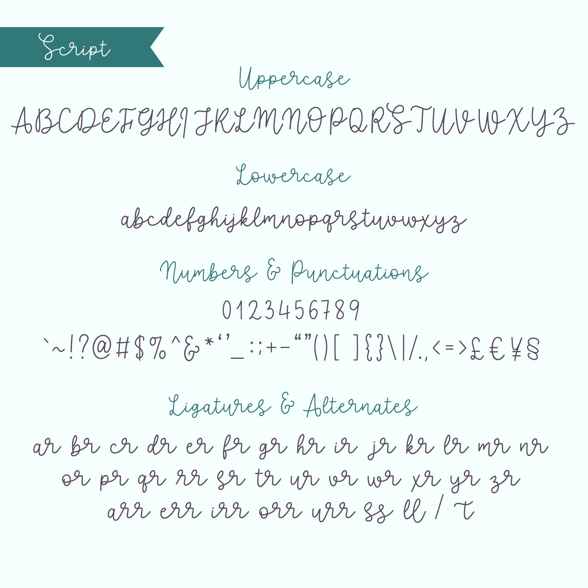 Hawaiian Sunset Handwritten Script & Print font Duo Cute | Etsy