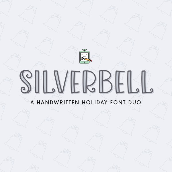 Christmas Curly Font - Etsy