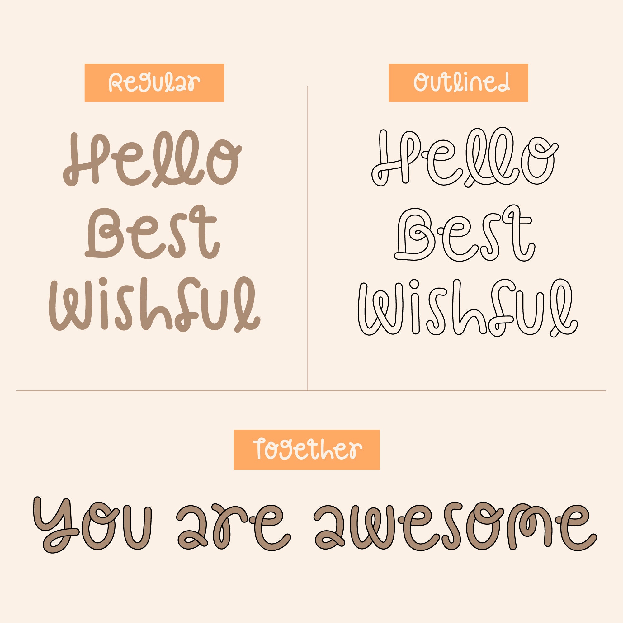 Magically Knotted, Font Duo, Handwritten Font, Handwriting Font, OTF ...