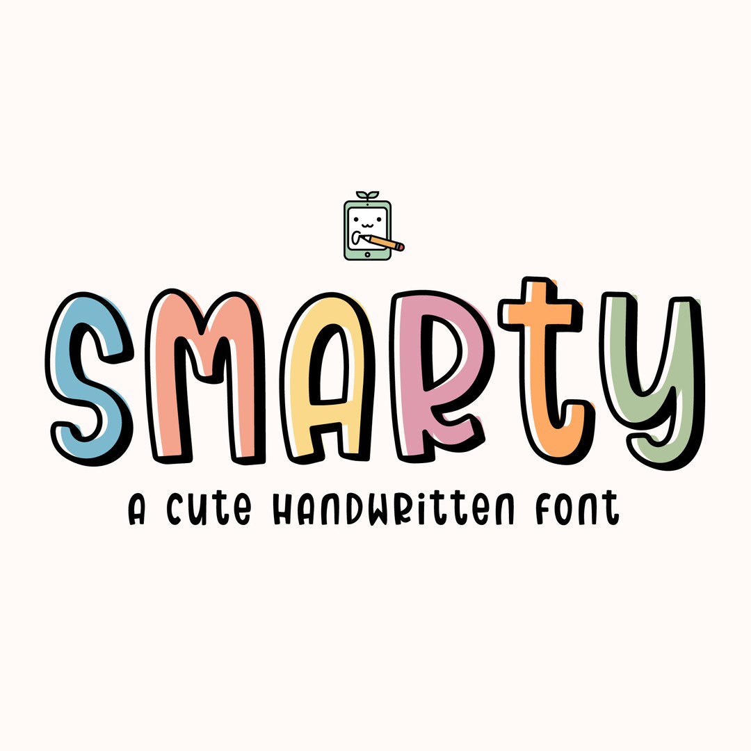 Smarty, Handwritten Font, Handwriting Font, OTF, Font Download, Font ...