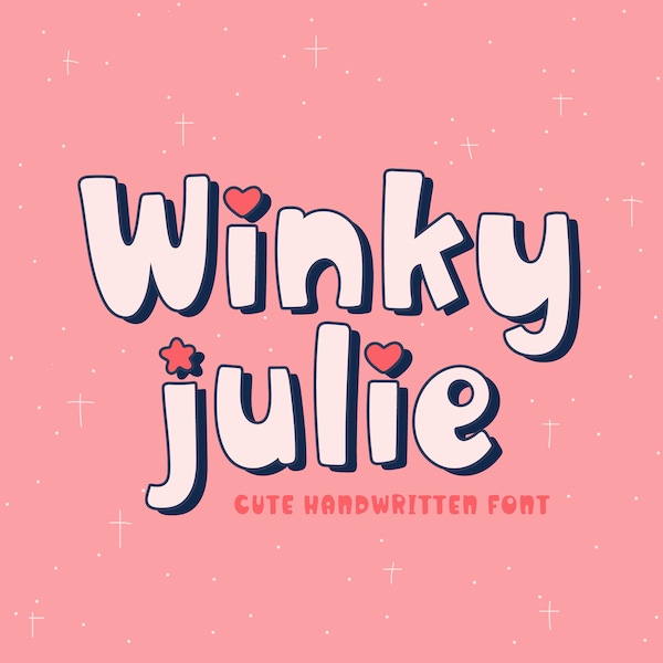 Kawaii Handwriting Font - Etsy
