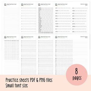 Tall Handwriting Practice Sheets, Printable Handwriting Worksheets ...