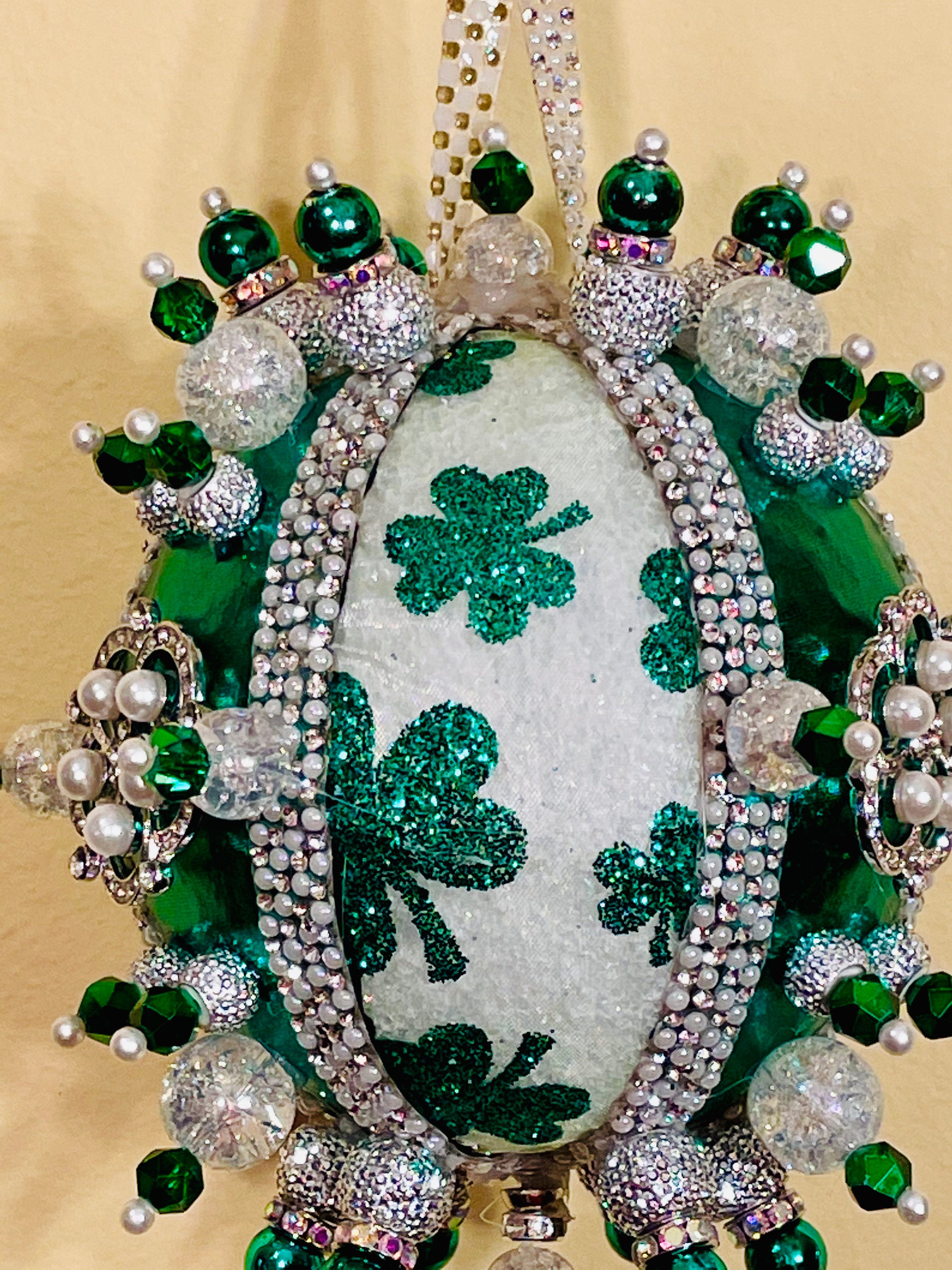 Luck of the Irish-st. Patrick’s Day Ornament Memory Ball - Etsy