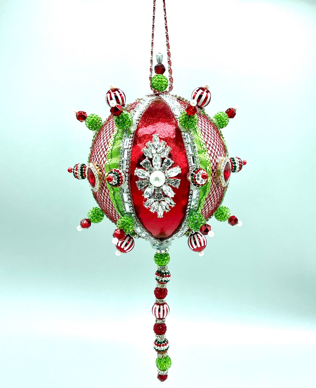 North Pole Sparkle-a Celebration/memory Ornament Ball for Christmas ...