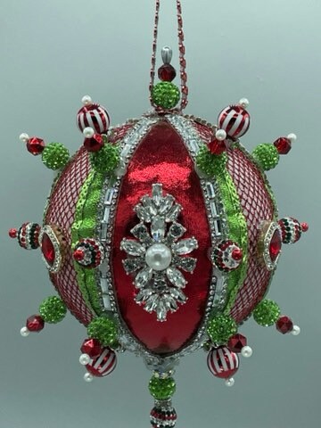 North Pole Sparkle-a Celebration/memory Ornament Ball for Christmas ...