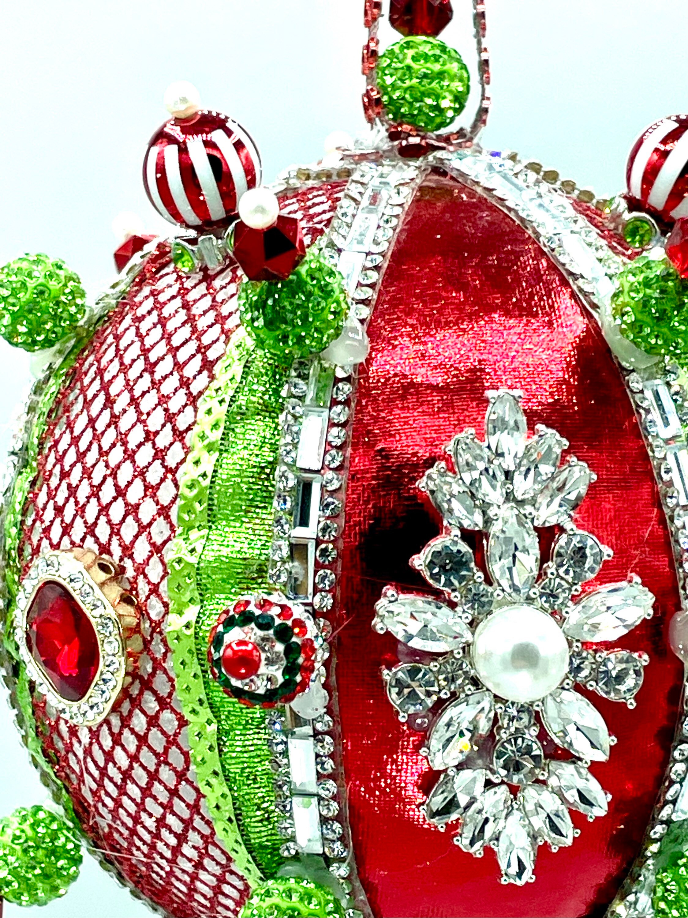 North Pole Sparkle-a Celebration/memory Ornament Ball for Christmas ...