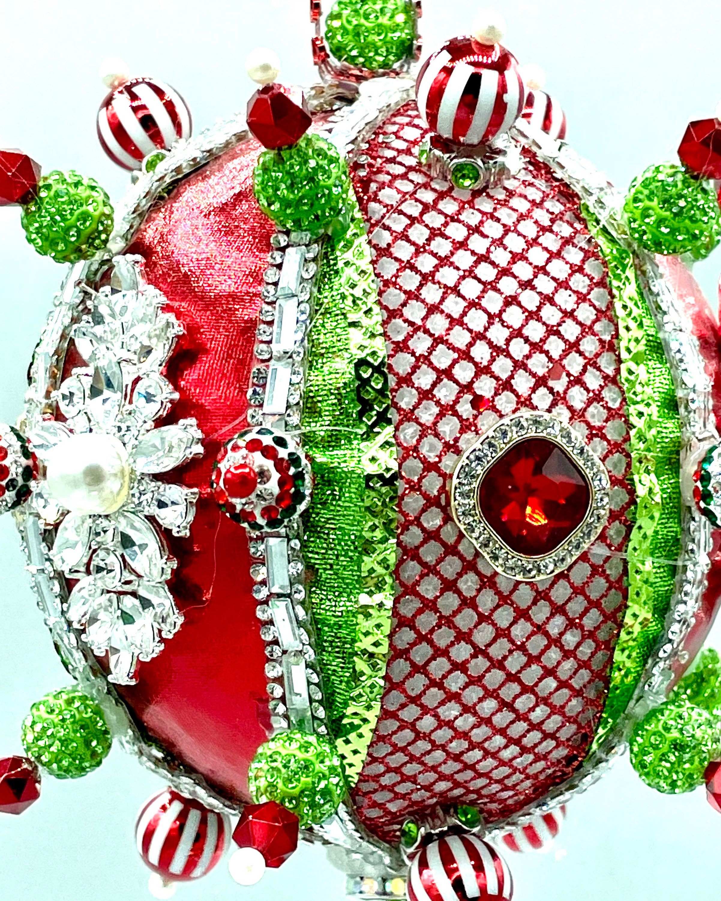 North Pole Sparkle-a Celebration/memory Ornament Ball for Christmas ...