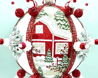 North Pole Sparkle-a Celebration/memory Ornament Ball for Christmas ...