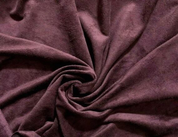 Velour Jersey Fabric Matt color ciruela oscura vendido por el | Etsy