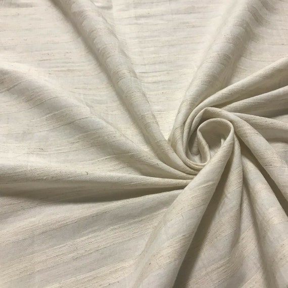 Melange Striped Thin Viscose Fabric Sold By The Metre Craft Supplies ...