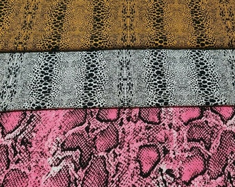 Snakeskin Fabric | Etsy UK