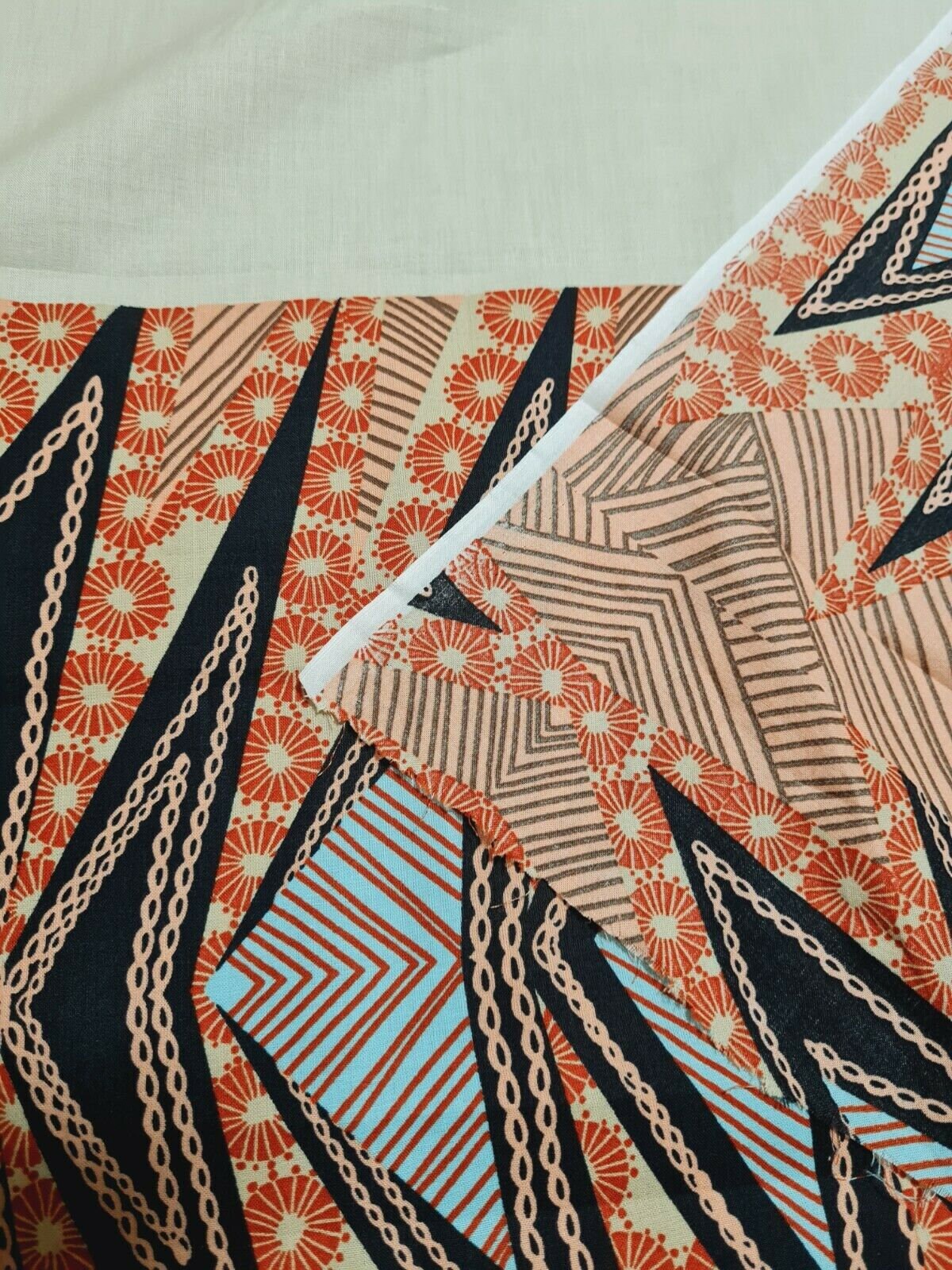 Thin Cotton Voile Fabric Panel Border Sold By The Pattern | Etsy