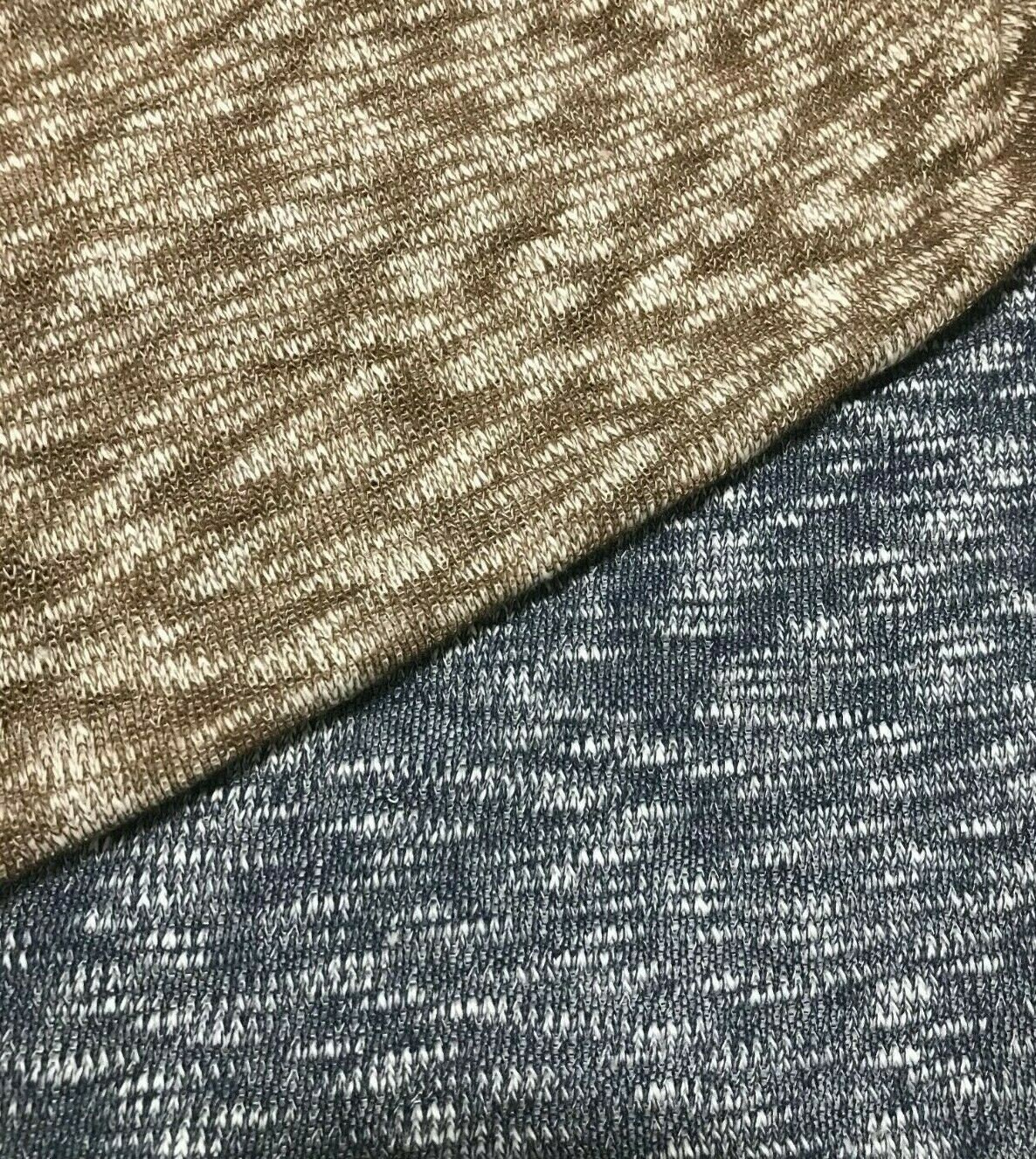 Melange Knit Jersey Fabric Sold by the Metre | Etsy