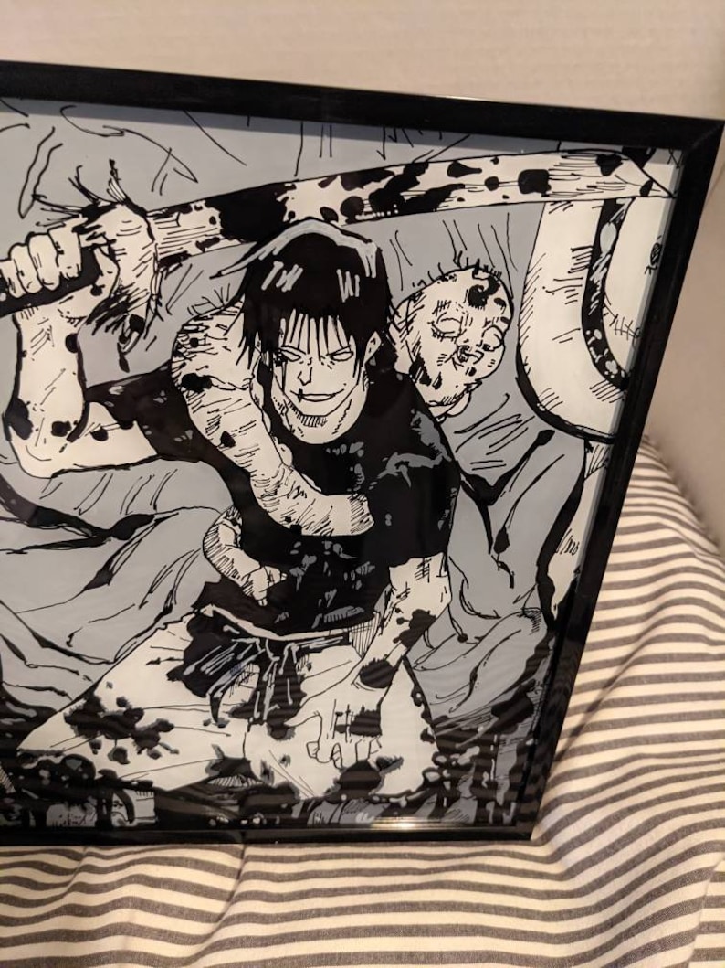 Toji manga panel | Etsy